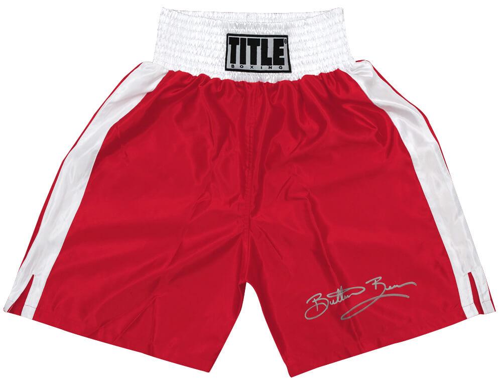 Eric "Butterbean" Esch Signed Title Boxing Trunks (Schwartz) | Pristine ...