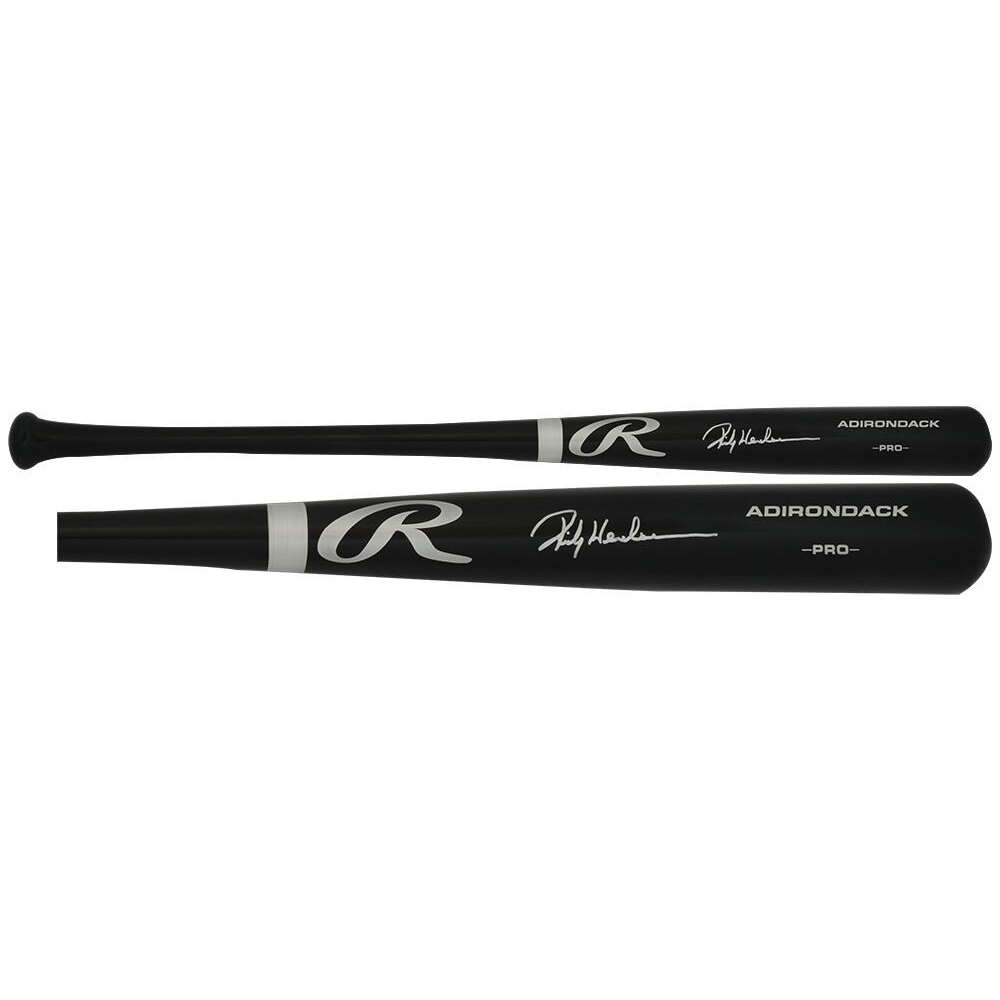 Rickey Henderson Signed Rawlings Pro Baseball Bat (Schwartz) | Pristine ...