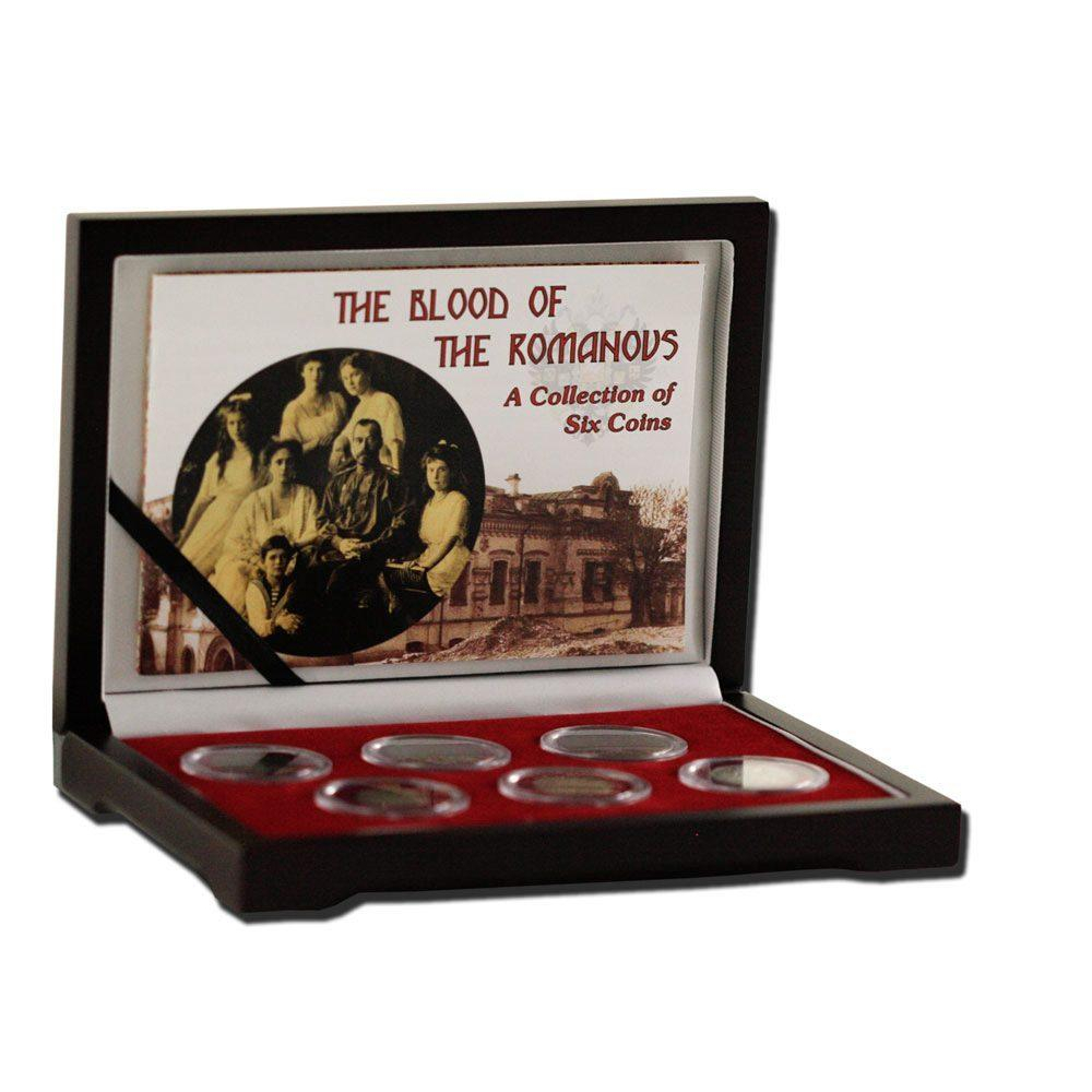 "Blood of the Romanovs" Set of (6) Coins Issued by the Romanov Dynasty ...