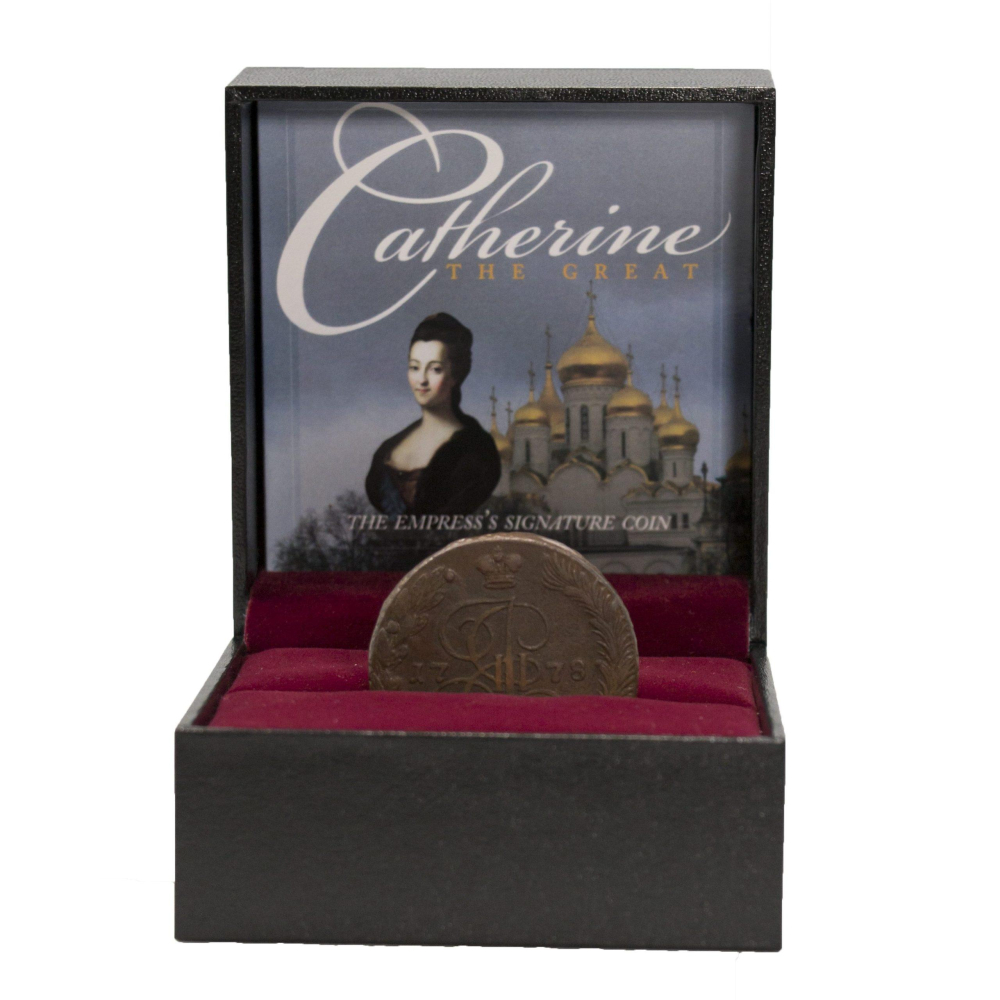 Catherine the Great: The Empress's Signature Coin with Deluxe Ring Box ...
