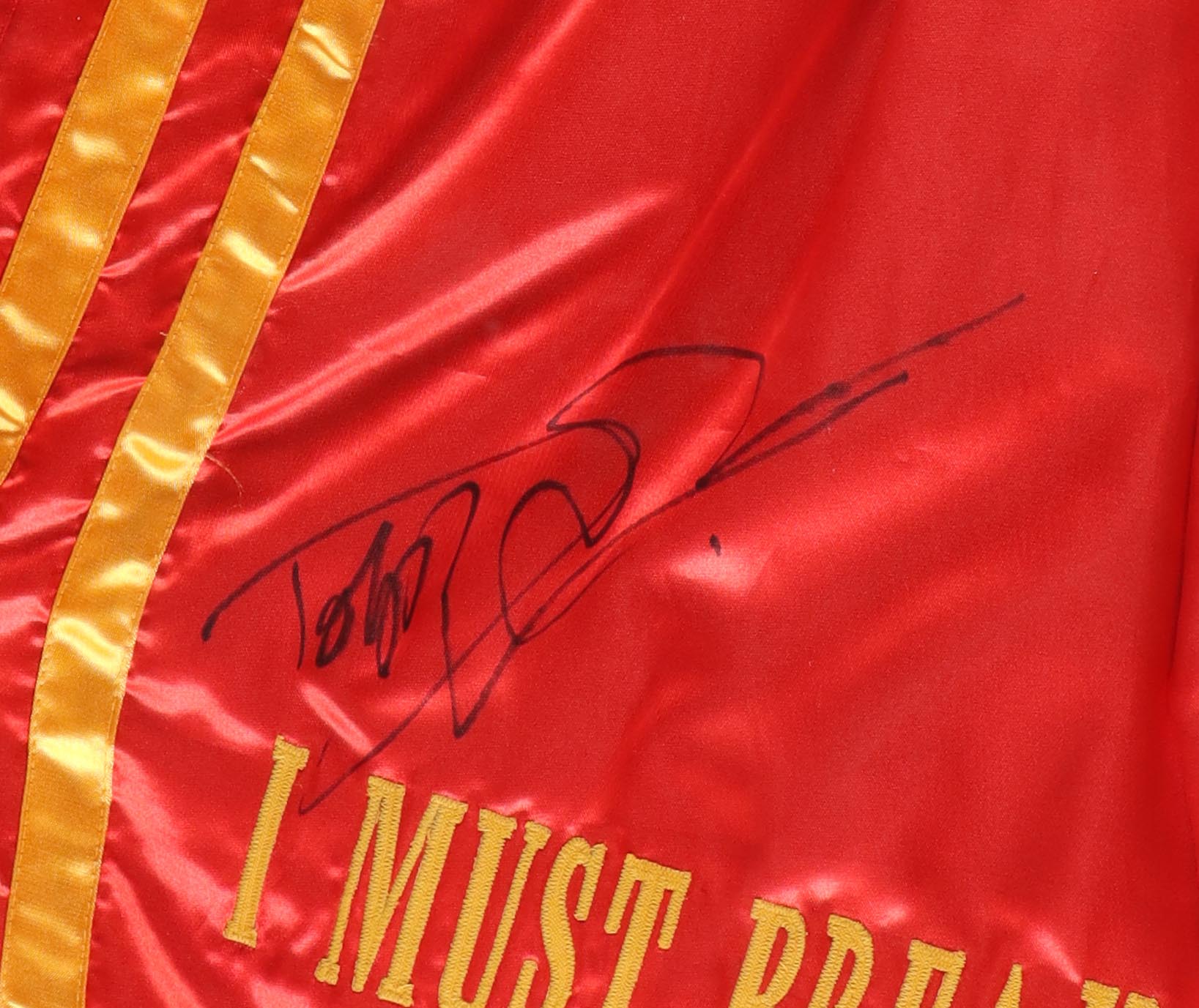 Dolph Lundgren Signed "Rocky IV" Custom Framed Boxing Trunks Display ...