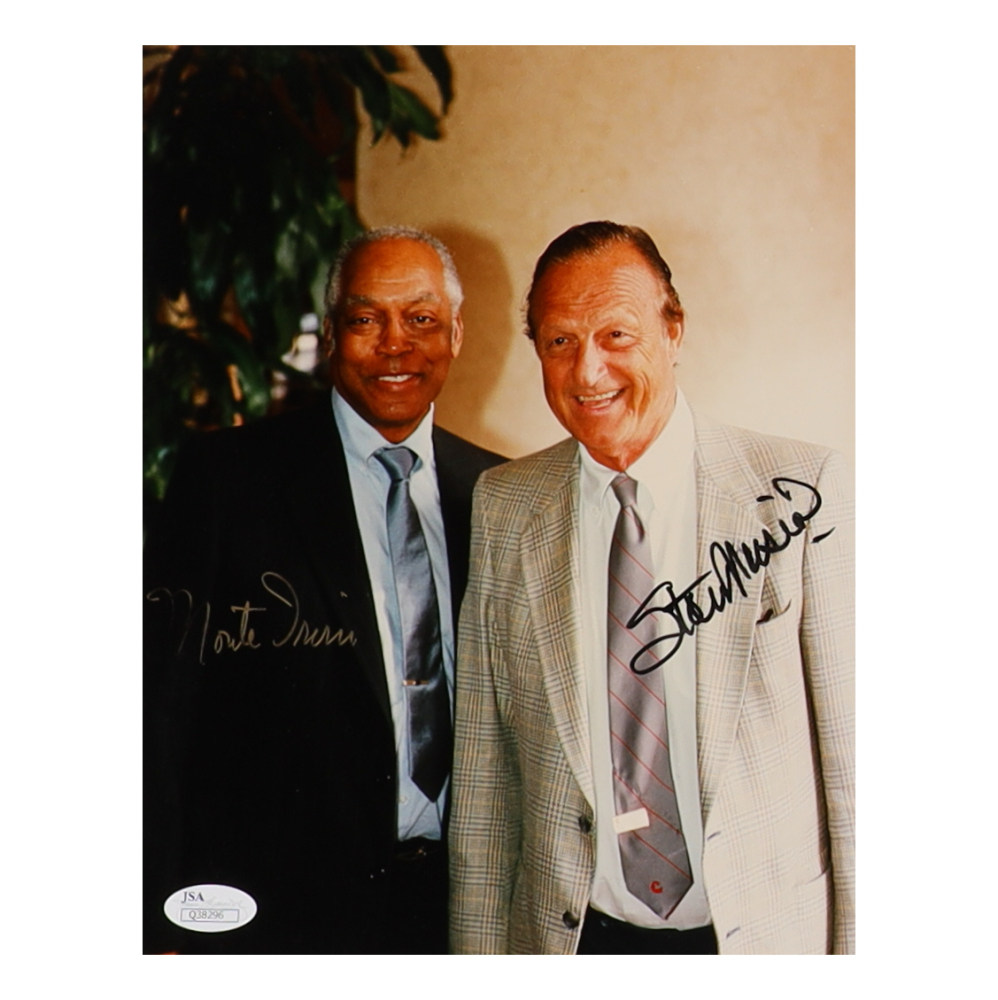 Stan Musial & Monte Irvin Signed 8x10 Photo (JSA) | Pristine Auction