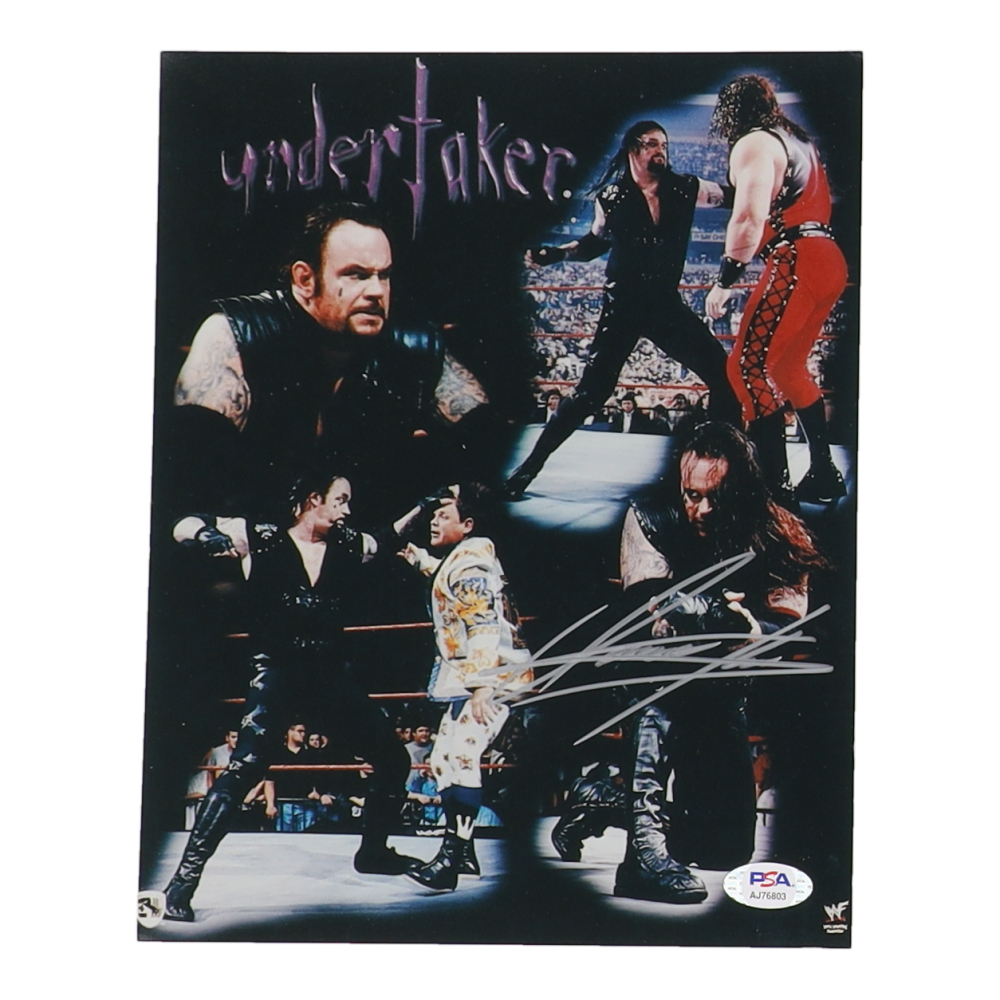 The Undertaker Signed WWE 8x10 Photo (PSA) | Pristine Auction