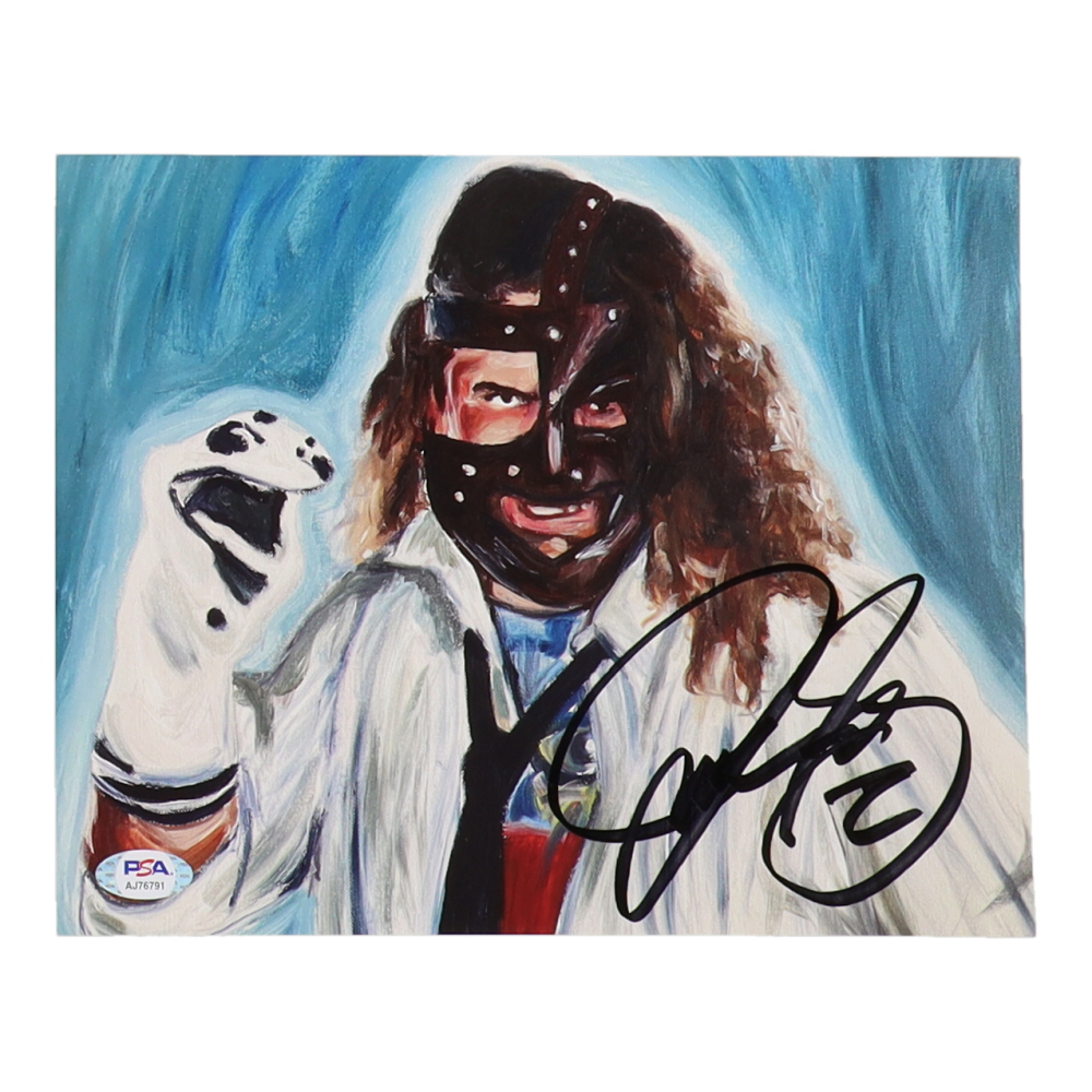 Mick Foley Signed WWE 8x10 Print (PSA) | Pristine Auction