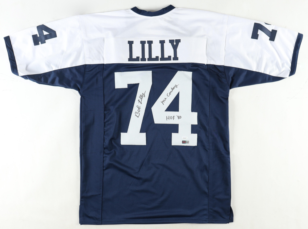 Bob Lilly Signed Jersey Inscribed "Mr. Cowboy" & "HOF '80" (JSA ...