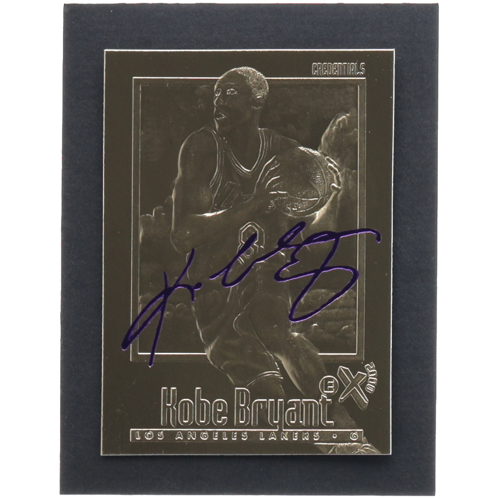 Kobe Bryant 1996-97 Skybox EX-2000 Purple Signature 23Kt Gold RC #20436 ...