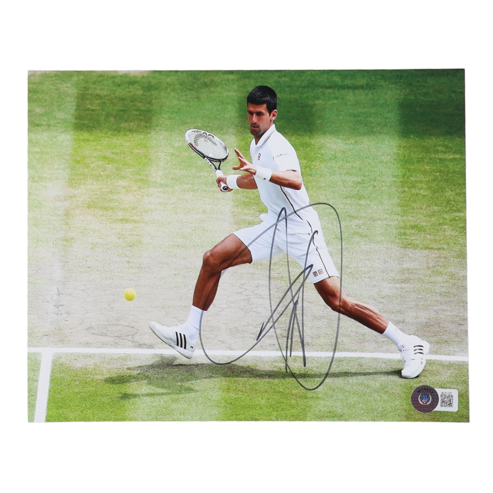 Novak Djokovic Signed 8x10 Photo (Beckett) | Pristine Auction