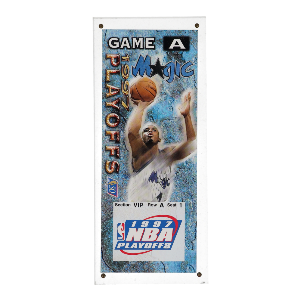 Magic 1997 NBA Playoffs Ticket with Encapsulation | Pristine Auction