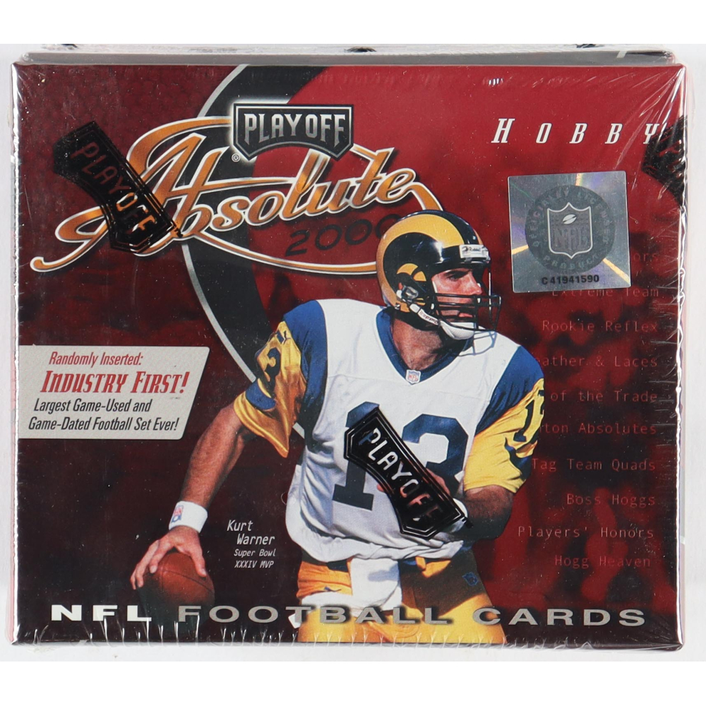 2000 Playoff Absolute Football Hobby Box With (20) Packs | Pristine Auction