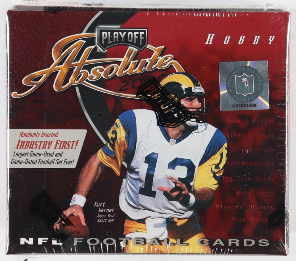 2000 Playoff Absolute Football Hobby Box With (20) Packs | Pristine Auction