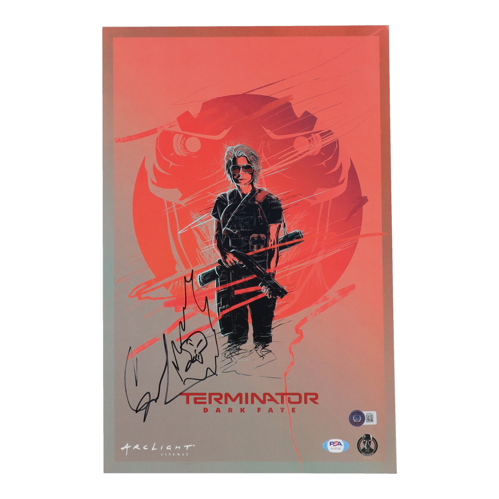 Gabriel Luna Signed "Terminator: Dark Fate" 11x17 Photo with Hand-Drawn ...
