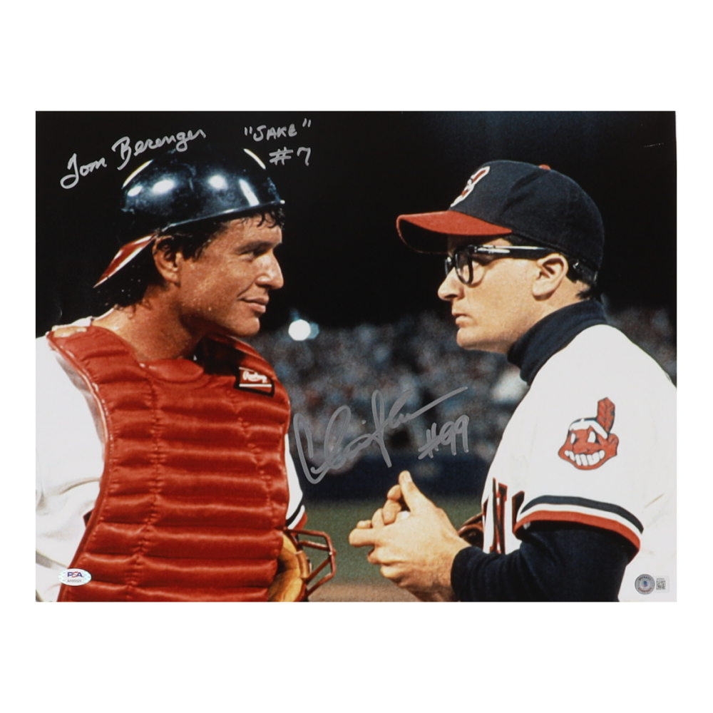Charlie Sheen & Tom Berenger Signed "Major League" 16x20 Photo ...