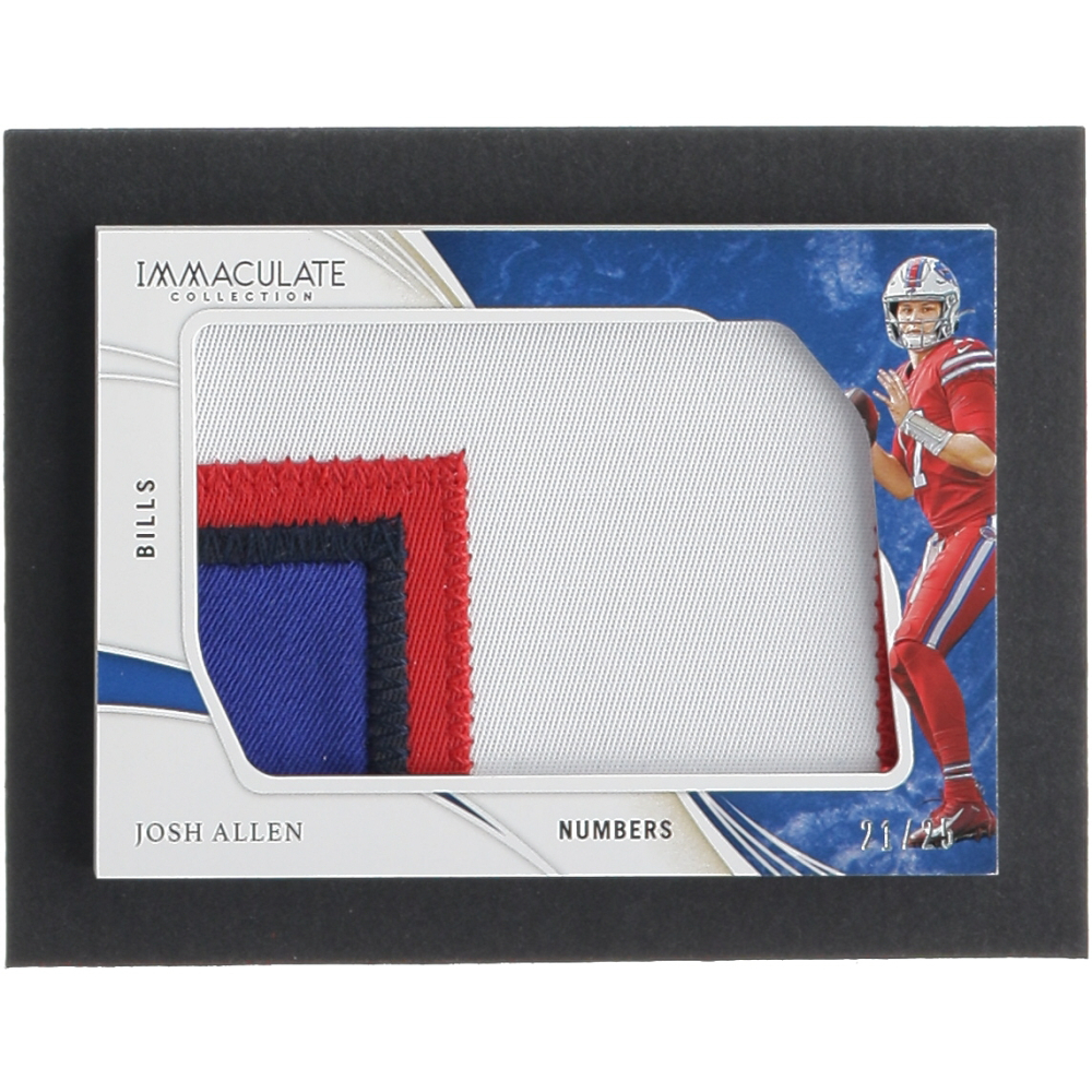Josh Allen 2020 Immaculate Collection Immaculate Numbers #11 #21/25 ...