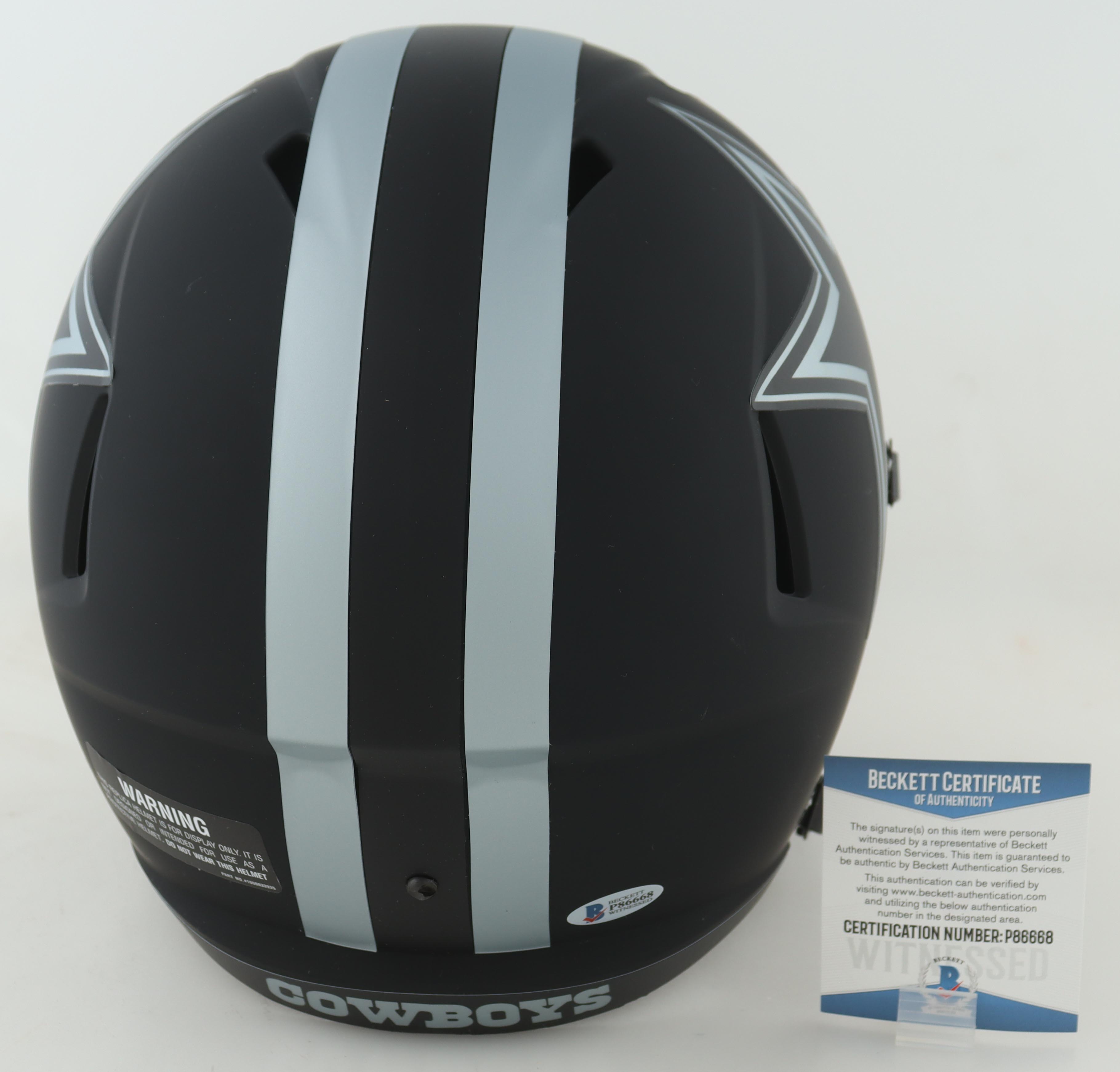 Deion Sanders Signed Cowboys Full-Size Eclipse Alternate Speed Helmet ...