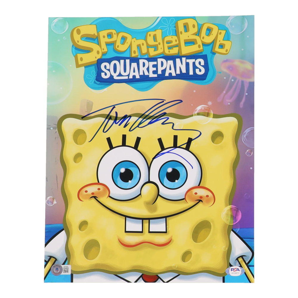 Tom Kenny Signed "The SpongeBob SquarePants" 11x14 Photo (Beckett ...