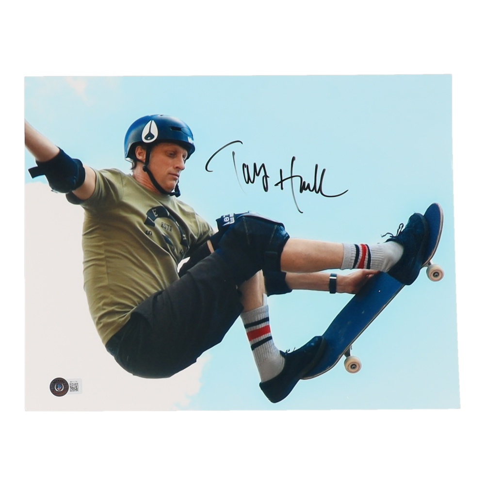 Tony Hawk Signed 11x14 Photo (Beckett) | Pristine Auction
