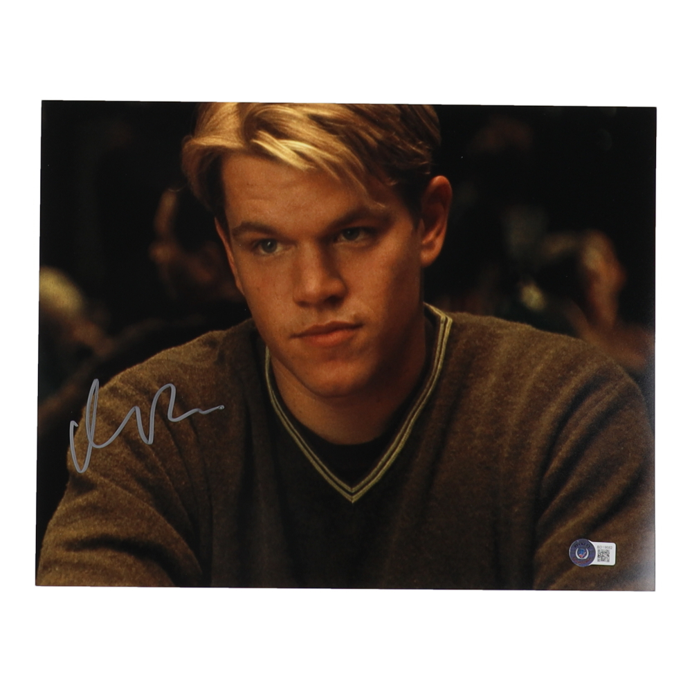 Matt Damon Signed "Good Will Hunting" 11x14 Photo (Beckett) | Pristine ...