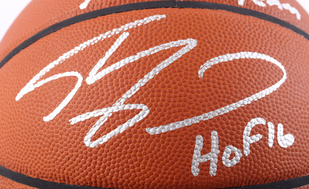 Shaquille O'Neal Signed Official NBA Game Ball with (5) Career ...