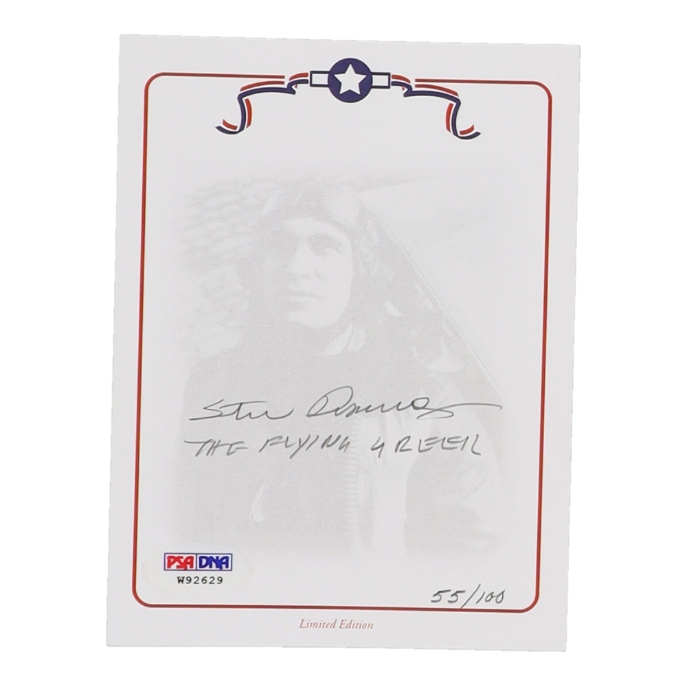 Steve Pisanos Signed LE World War II 4x5.5 Photo Inscribed "The Flying ...