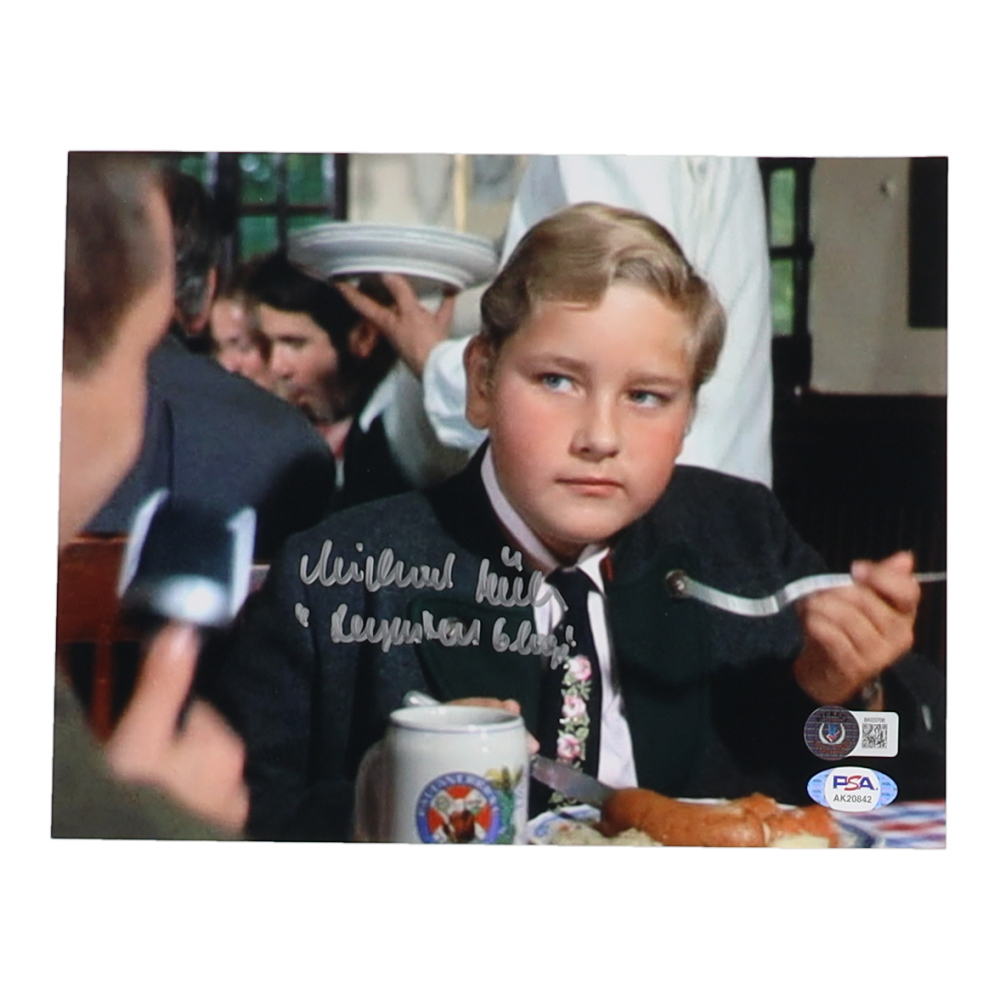 Michael Bollner Signed "Willy Wonka and The Chocolate Factory" 8x10 ...