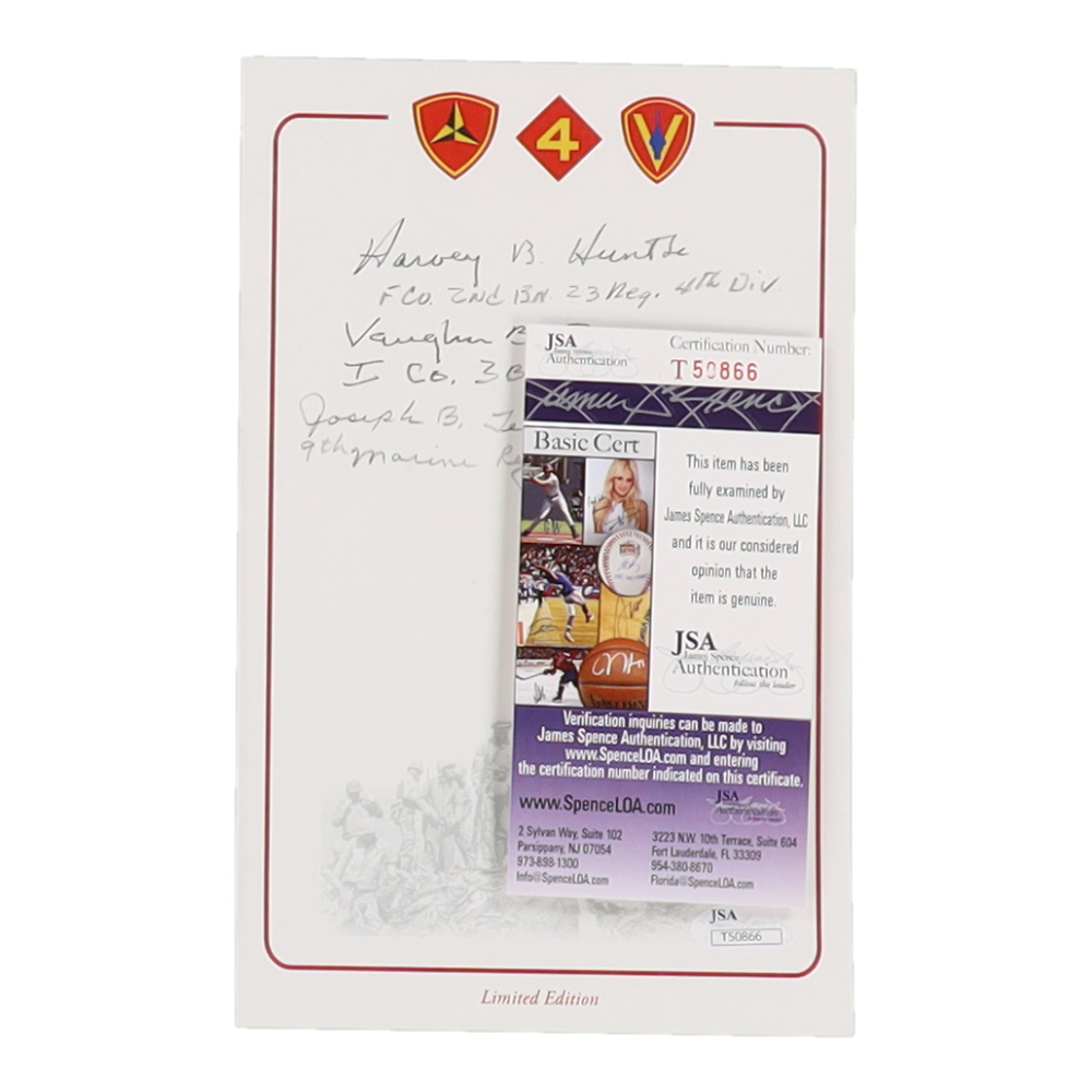 Vaughn Russell, Harvey Hunt Jr. & Joseph Teddar Signed LE World War II ...