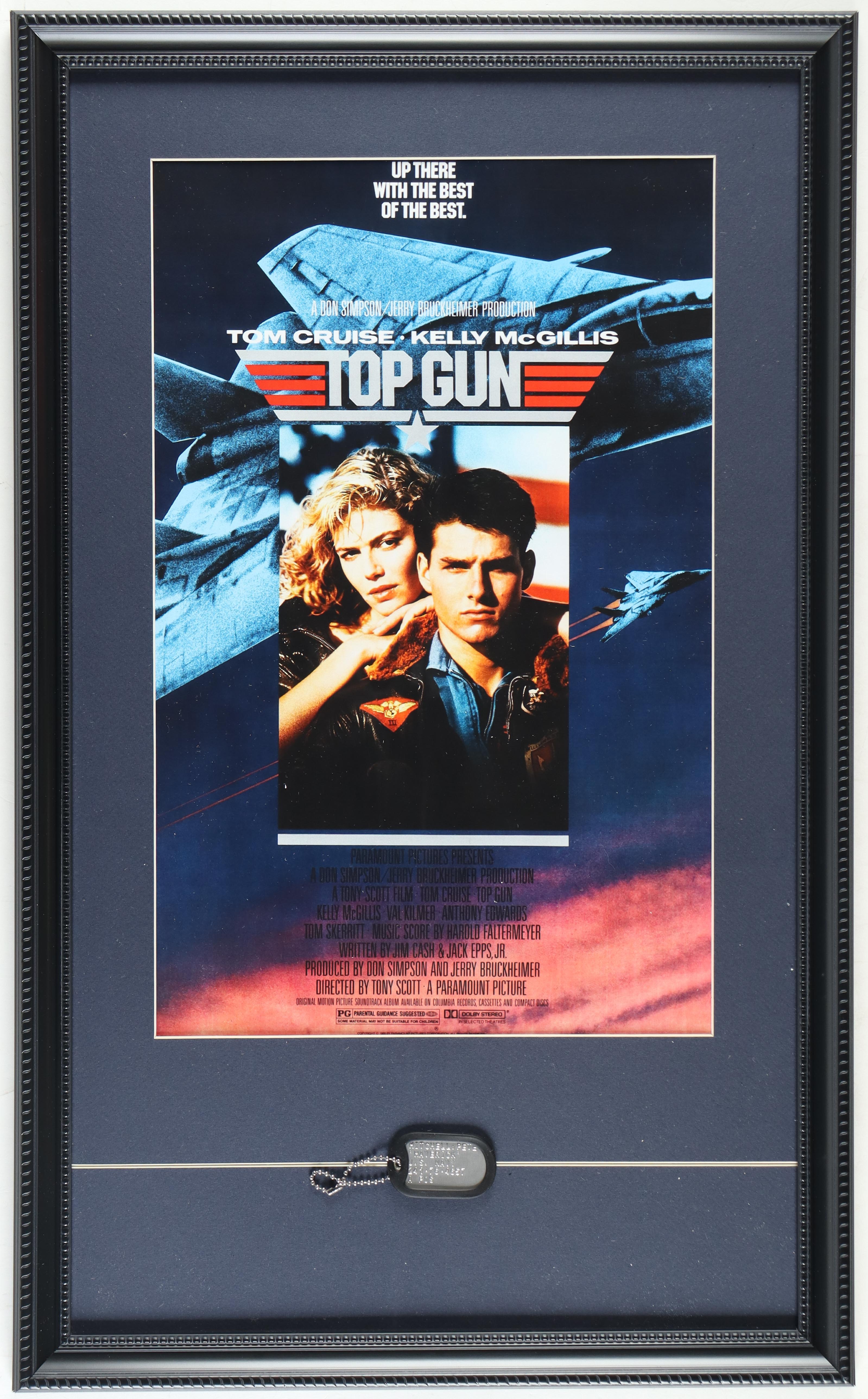 "Top Gun" Custom Framed Movie Poster Print Display With "Maverick ...