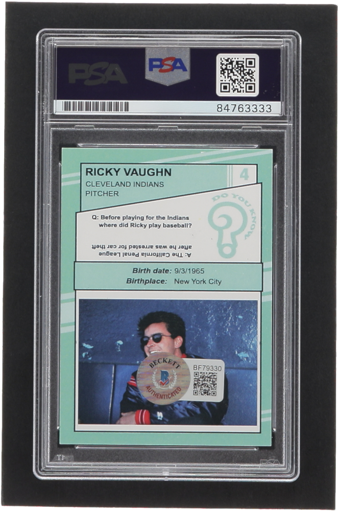 Charlie Sheen Signed "Major League" Trading Card (PSA) | Pristine Auction