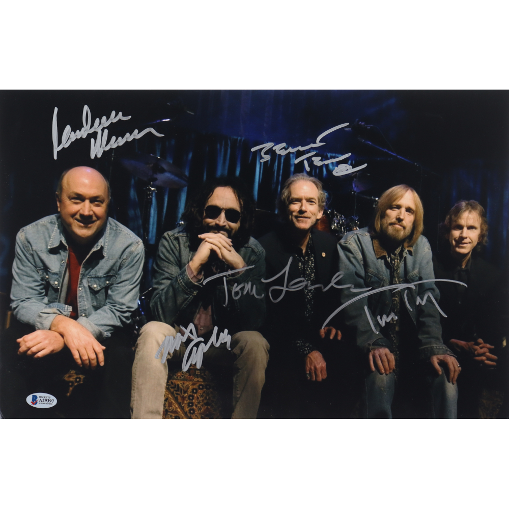 Mudcrutch Band-Signed 17x11 Photo Signed by (5) with Tom Petty, Mike ...