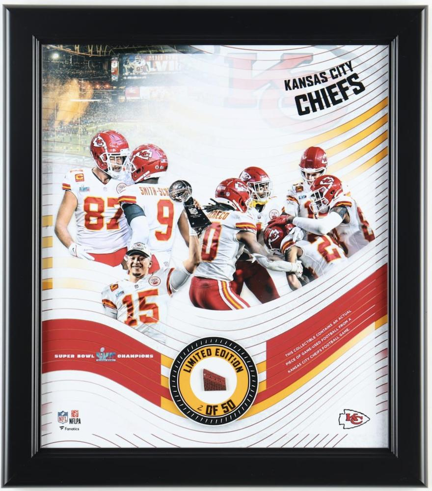 Kansas City Chiefs LE Custom Framed Collage Display with Game-Used ...