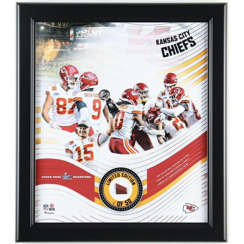 Kansas City Chiefs LE Custom Framed Collage Display with Game-Used ...