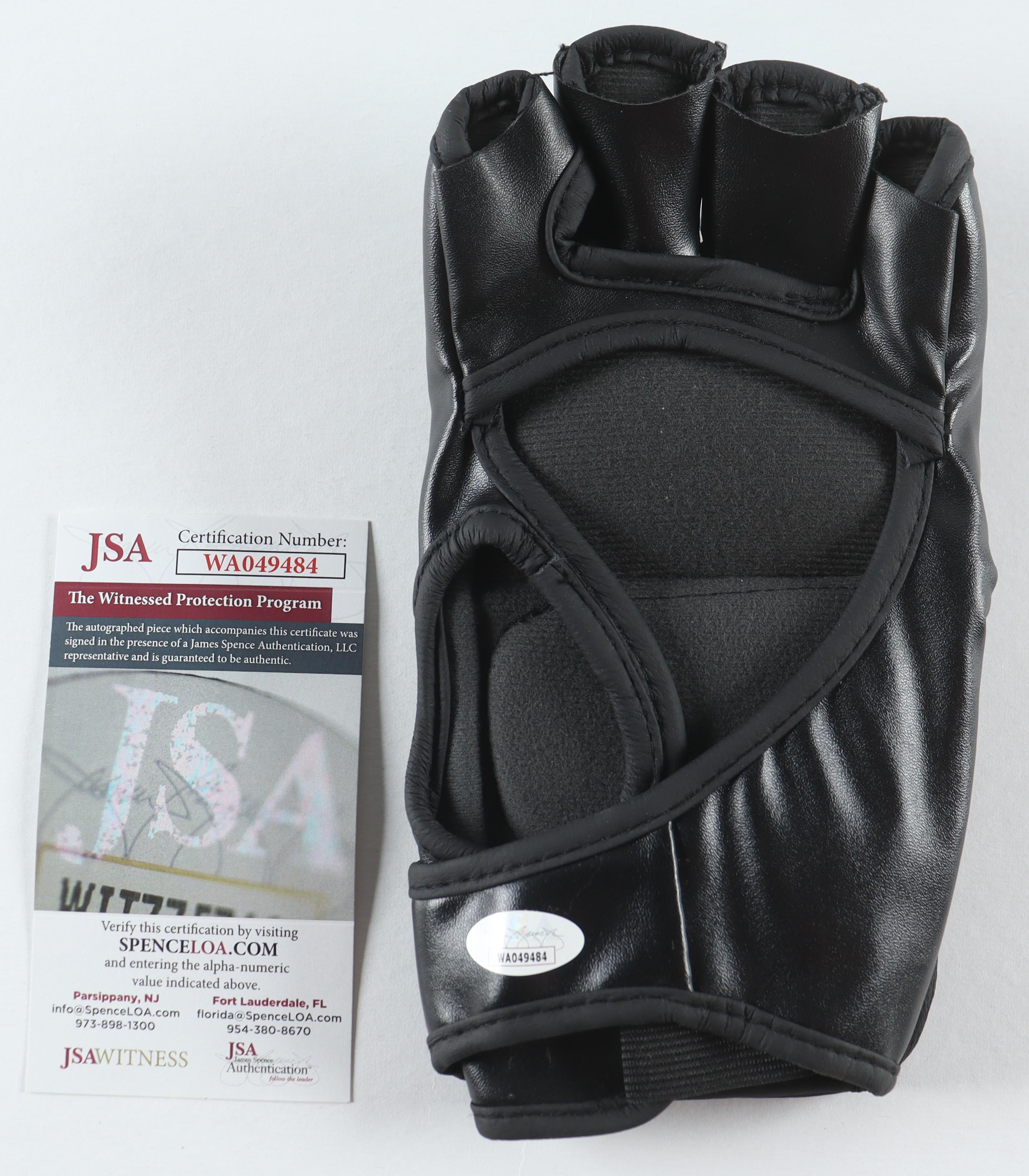 "Thug" Rose Namajunas Signed UFC Glove (JSA) | Pristine Auction