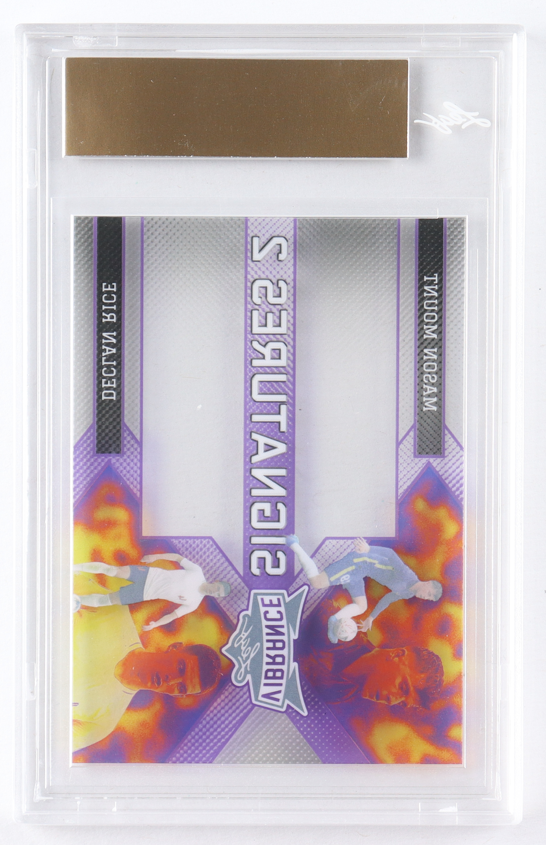 Mason Mount / Declan Rice 2022 Leaf Vibrance Vibrant Signatures 2 Pre ...