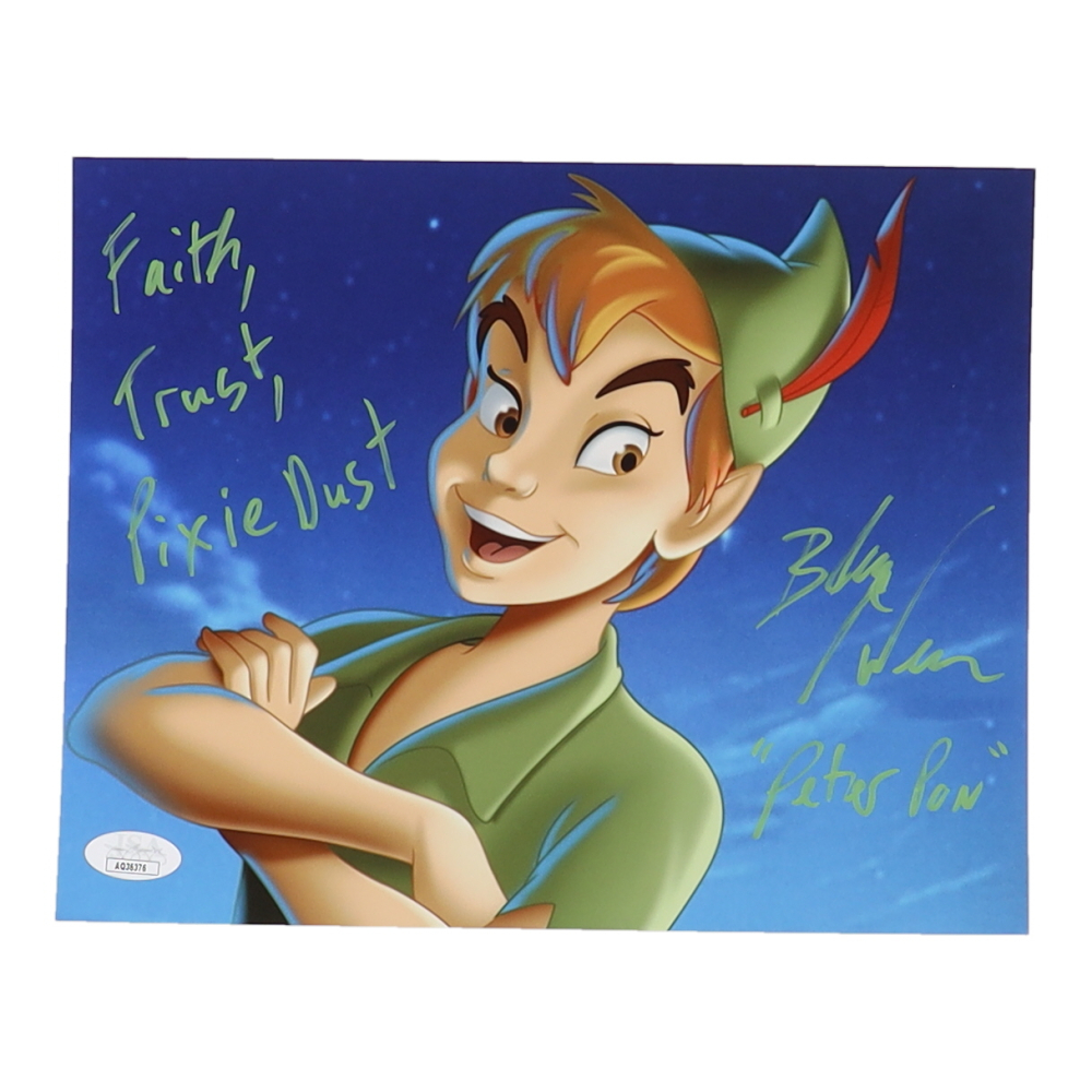 Blayne Weaver Signed "Peter Pan" 8x10 Photo Inscribed "Faith, Trust ...