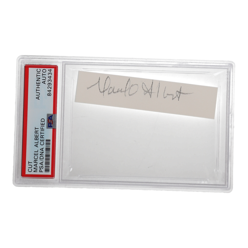 Marcel Albert Signed Cut (PSA) | Pristine Auction