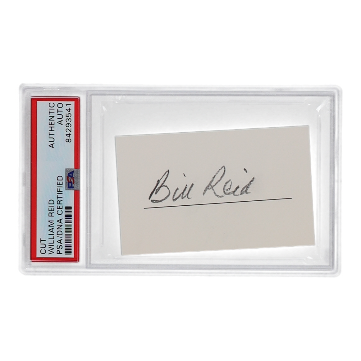 William Reid Signed Cut (PSA) | Pristine Auction