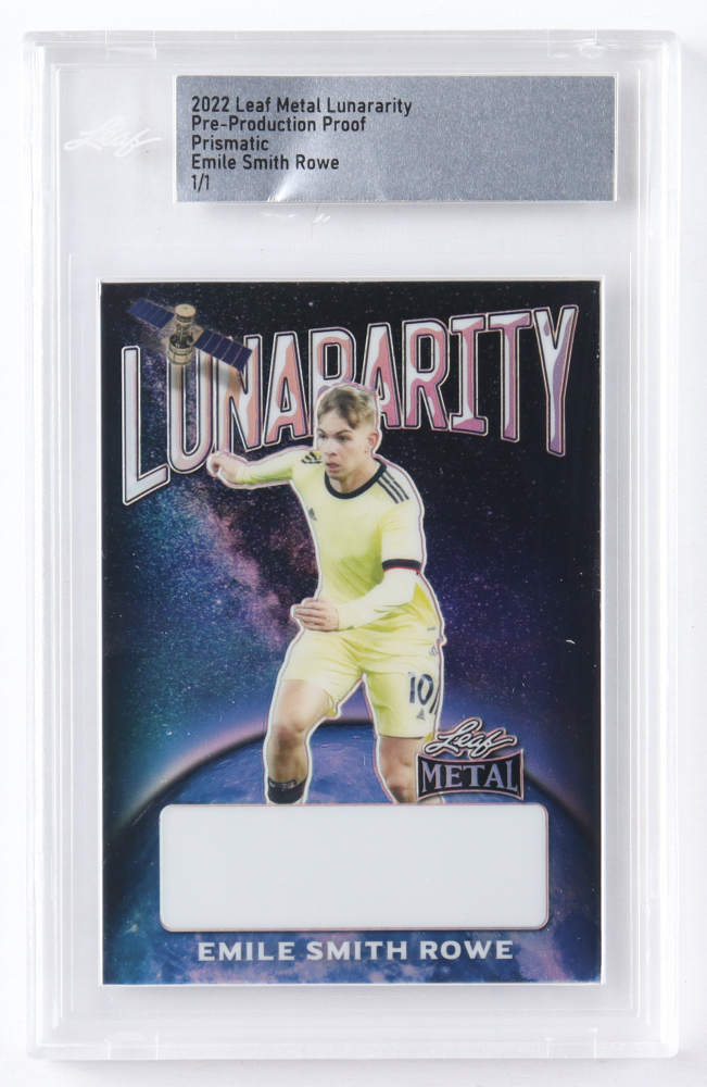 Emile Smith Rowe 2022 Leaf Metal Lunararity Pre-Production Proof ...