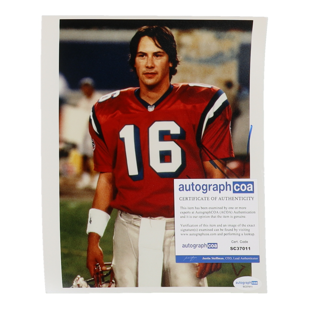 Keanu Reeves Signed "The Replacements" 8x10 Photo (ACOA) | Pristine Auction