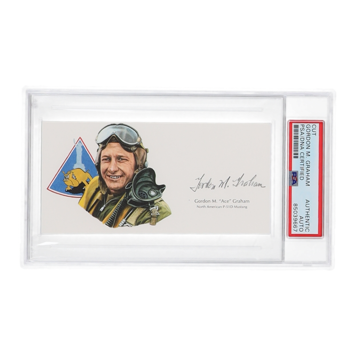 Gordon M. Graham Signed Cut With Portrait (PSA) | Pristine Auction