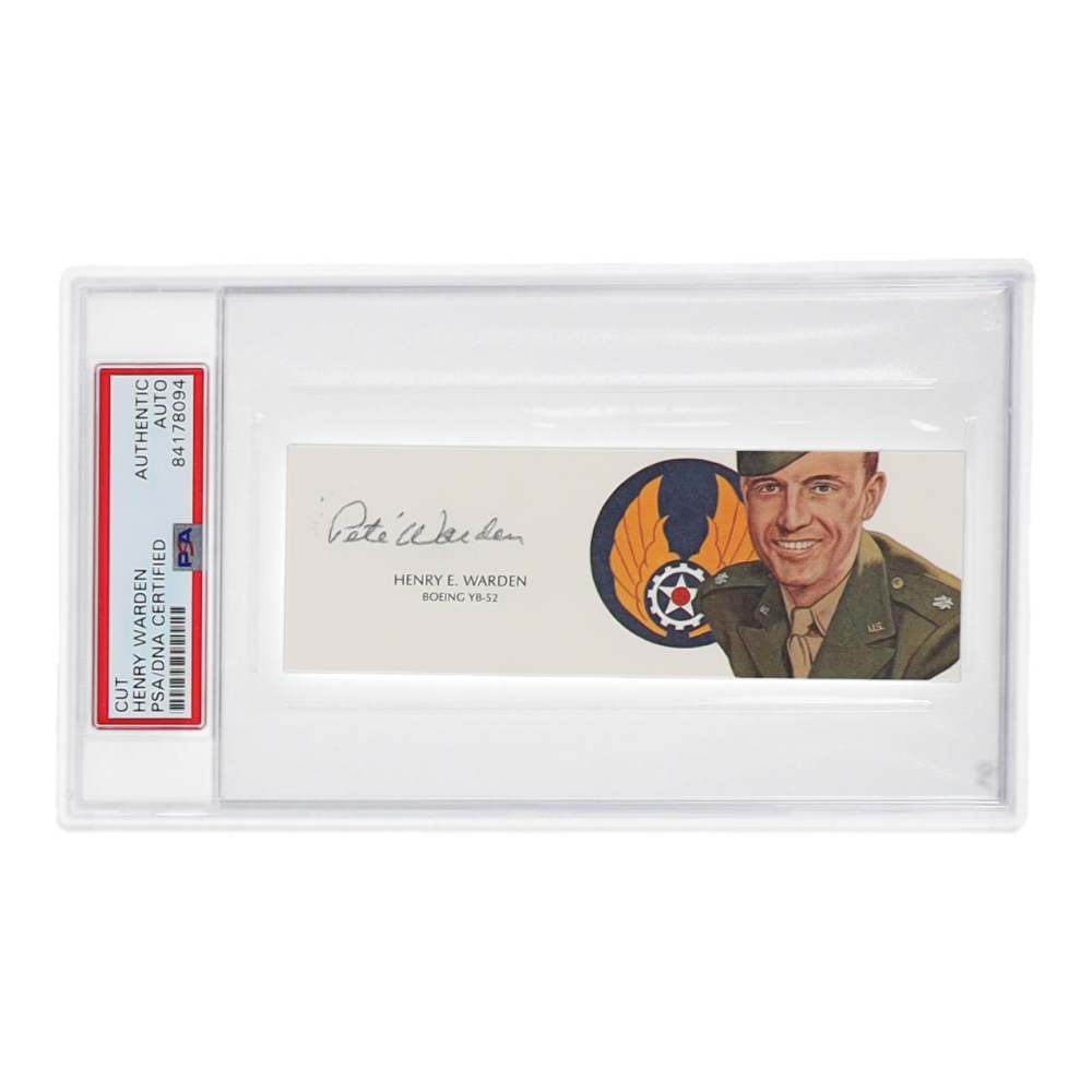 Henry Warden Signed Cut (PSA) | Pristine Auction