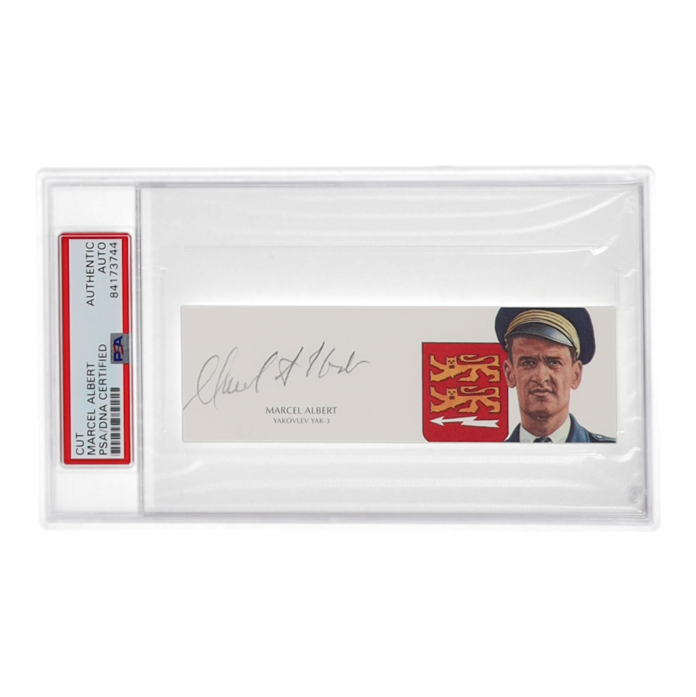 Marcel Albert Signed Cut (PSA) | Pristine Auction