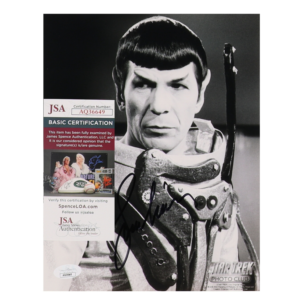 Leonard Nimoy Signed "Star Trek" 8x10 Photo (JSA) | Pristine Auction