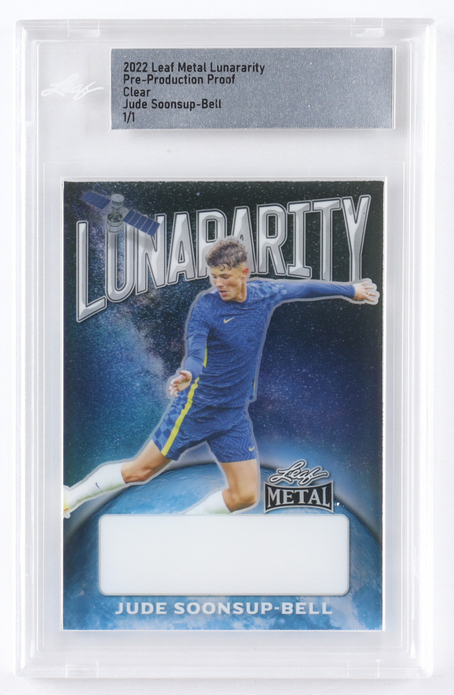 Jude Soonsup-Bell 2022 Leaf Metal Lunararity Pre-Production Proof Clear ...