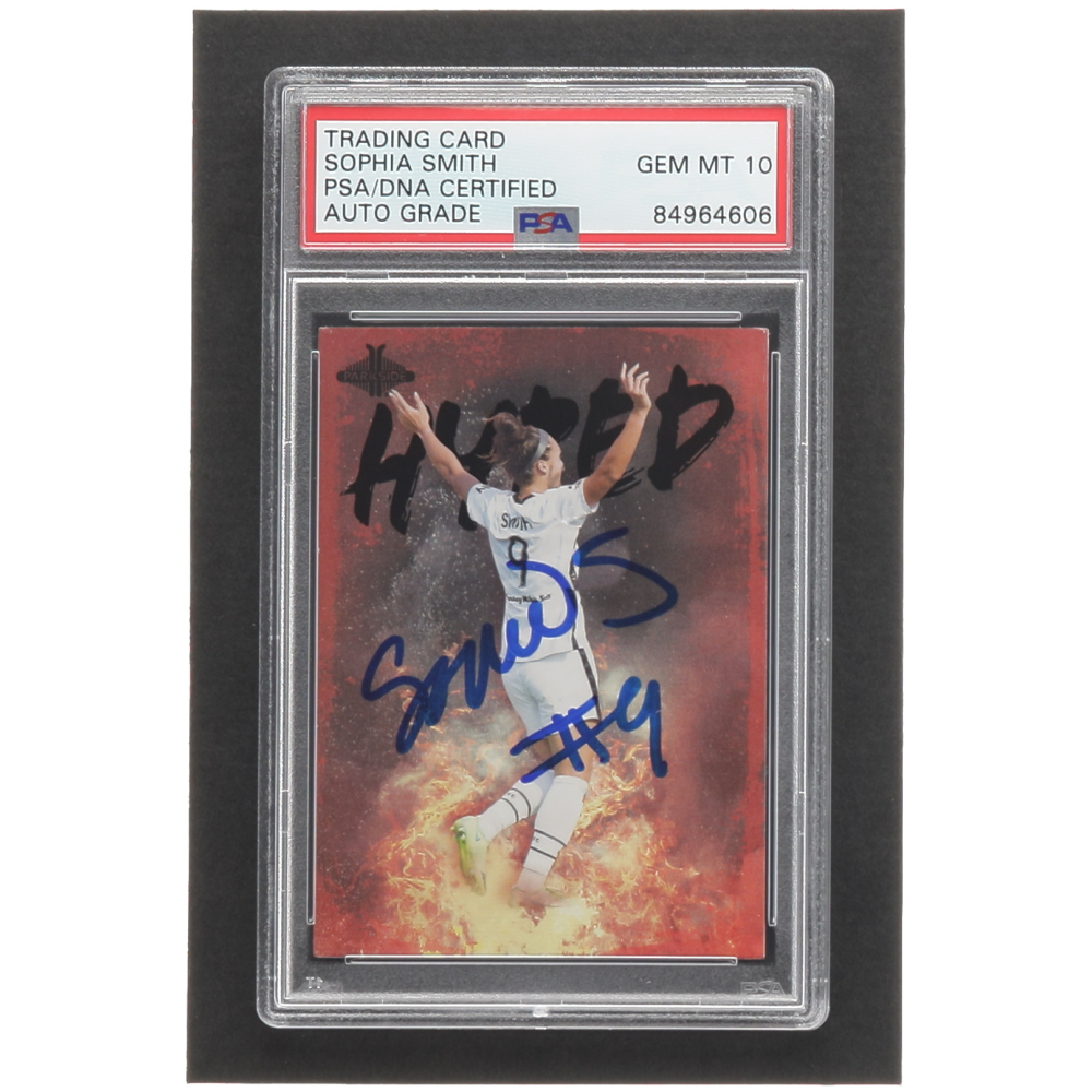 Sophia Smith Signed 2022 Parkside NWSL Hyped #8 (PSA | Autograph Graded ...