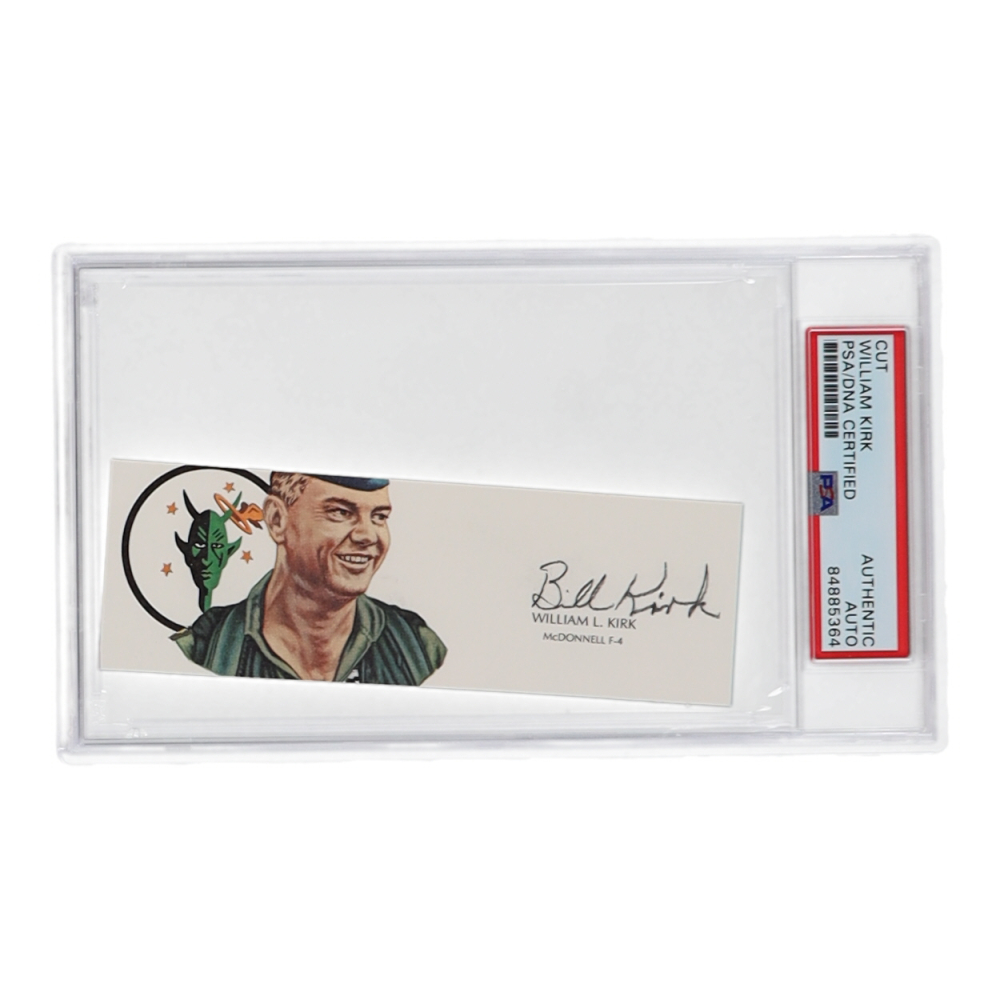 Bill Kirk Signed Cut With Portrait (PSA) | Pristine Auction