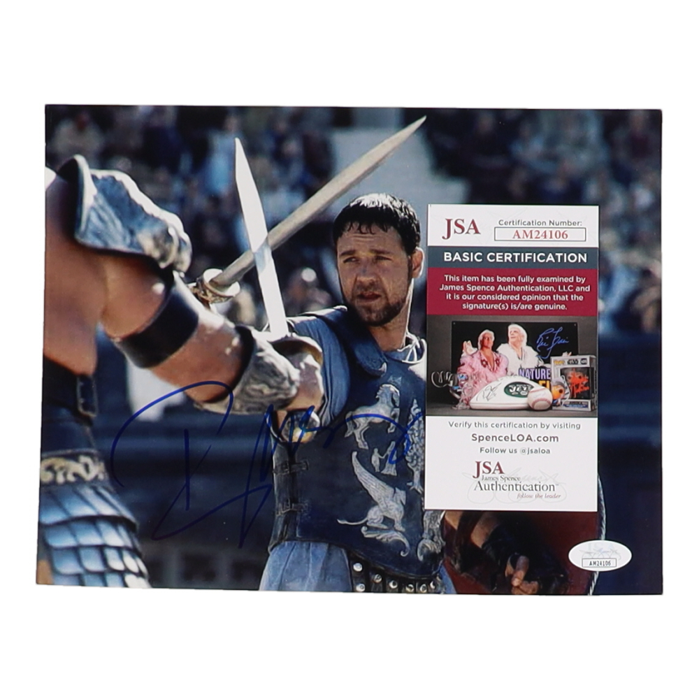 Russell Crowe Signed "Gladiator" 8x10 Photo (JSA) | Pristine Auction