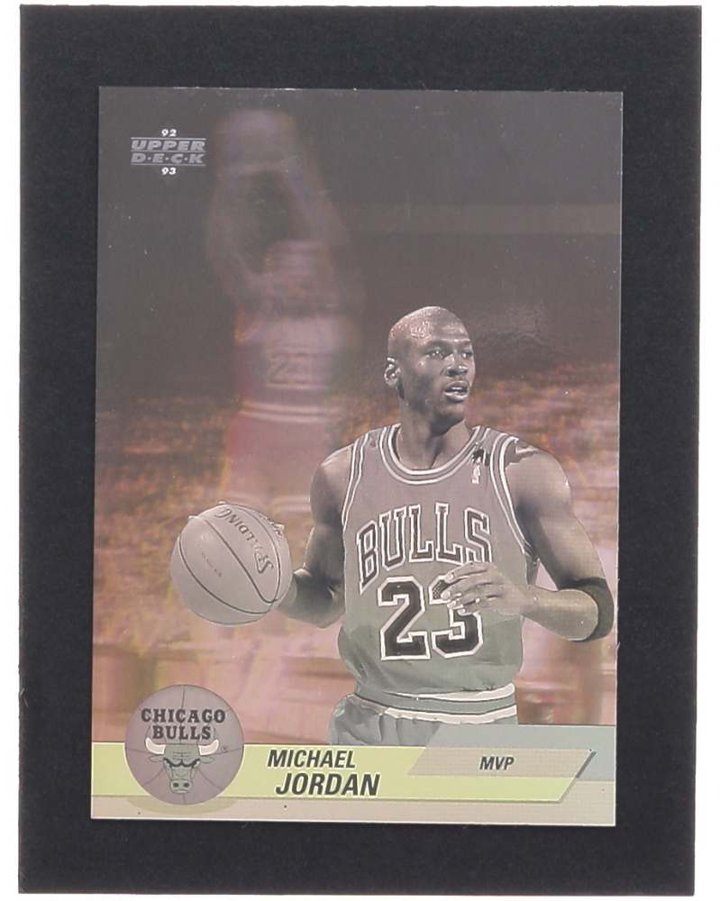 Michael Jordan 1992-93 Upper Deck Award Winner Holograms #AW9 / Most ...