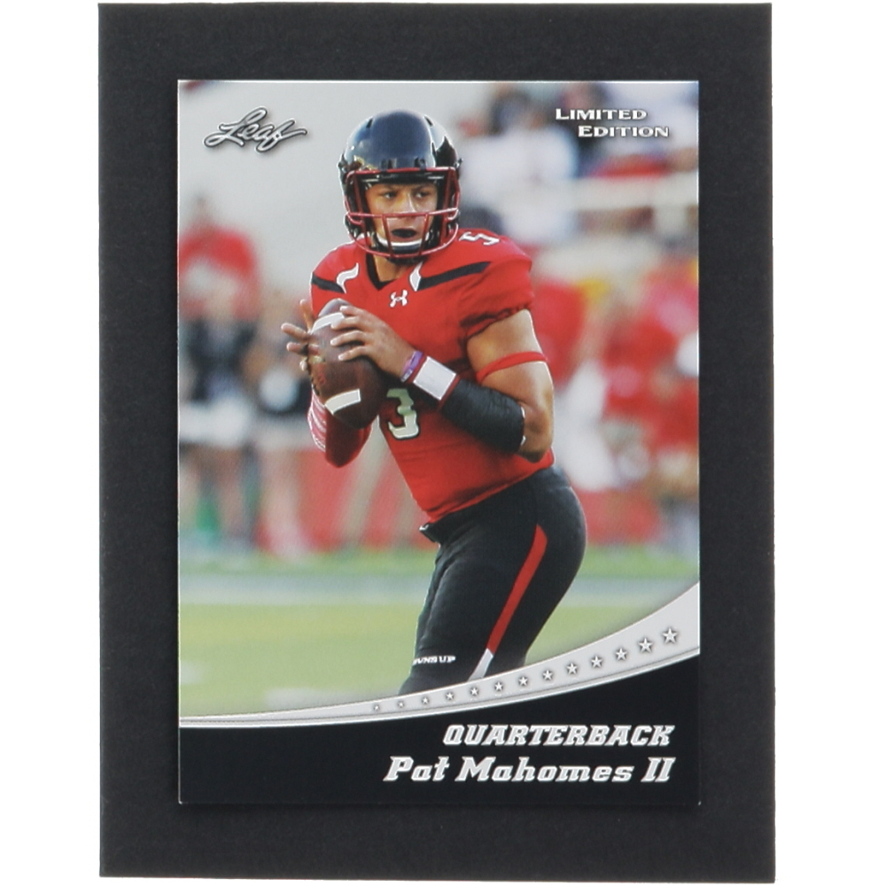 Pat Mahomes II 2017 Leaf Special Release Limited Edition #13 RC ...