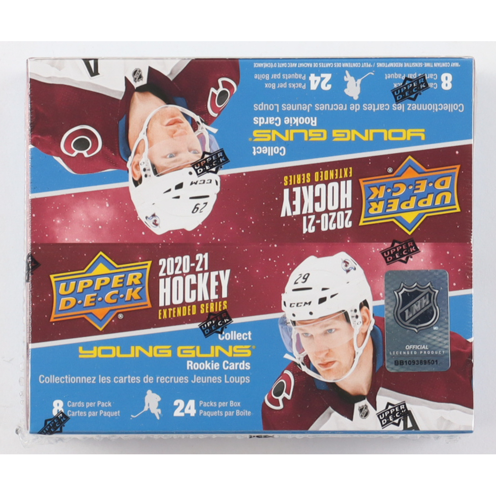 2020-21 Upper Deck Extended Series Hockey Box with (24) Packs ...