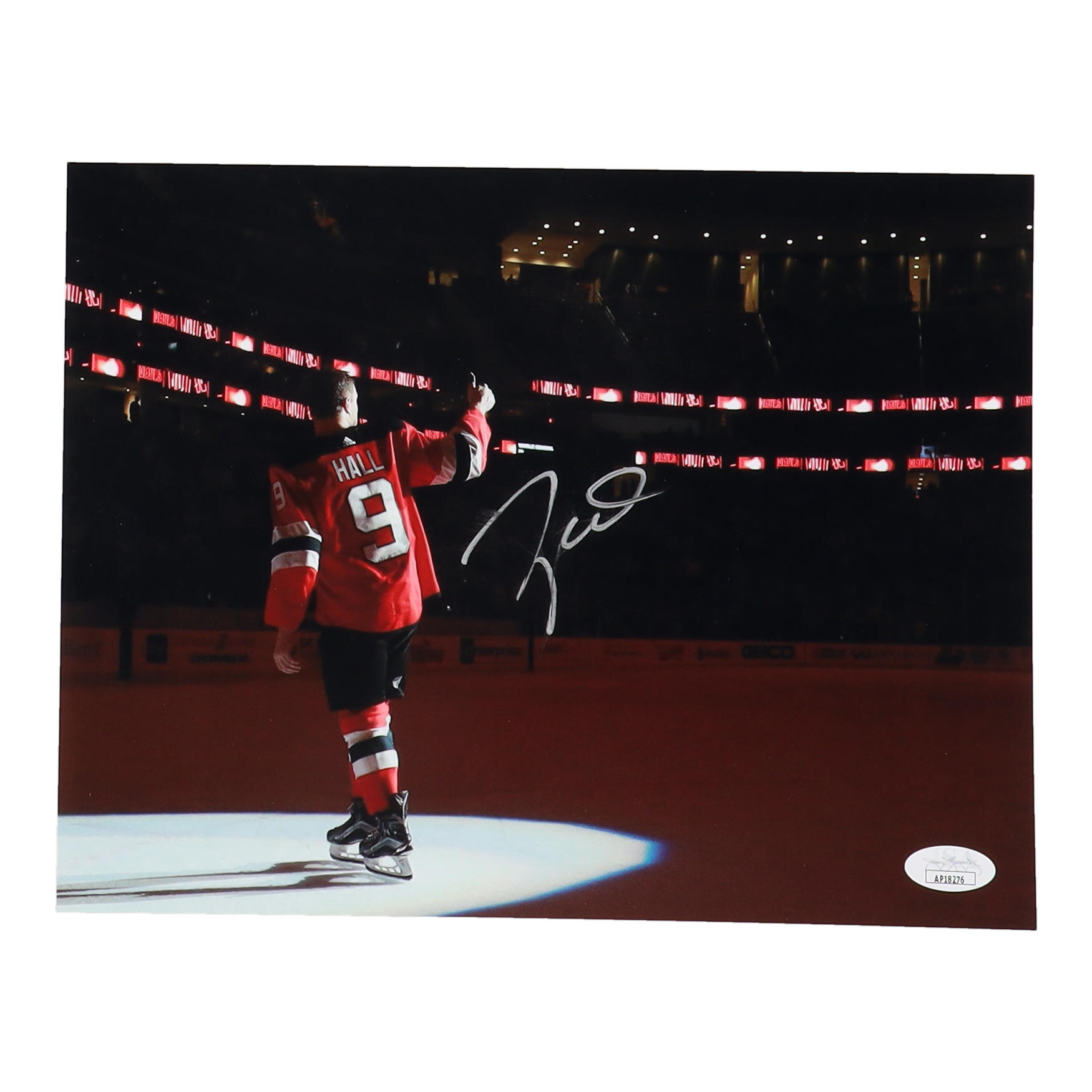 Taylor Hall Signed Devils 8x10 Photo (JSA) | Pristine Auction