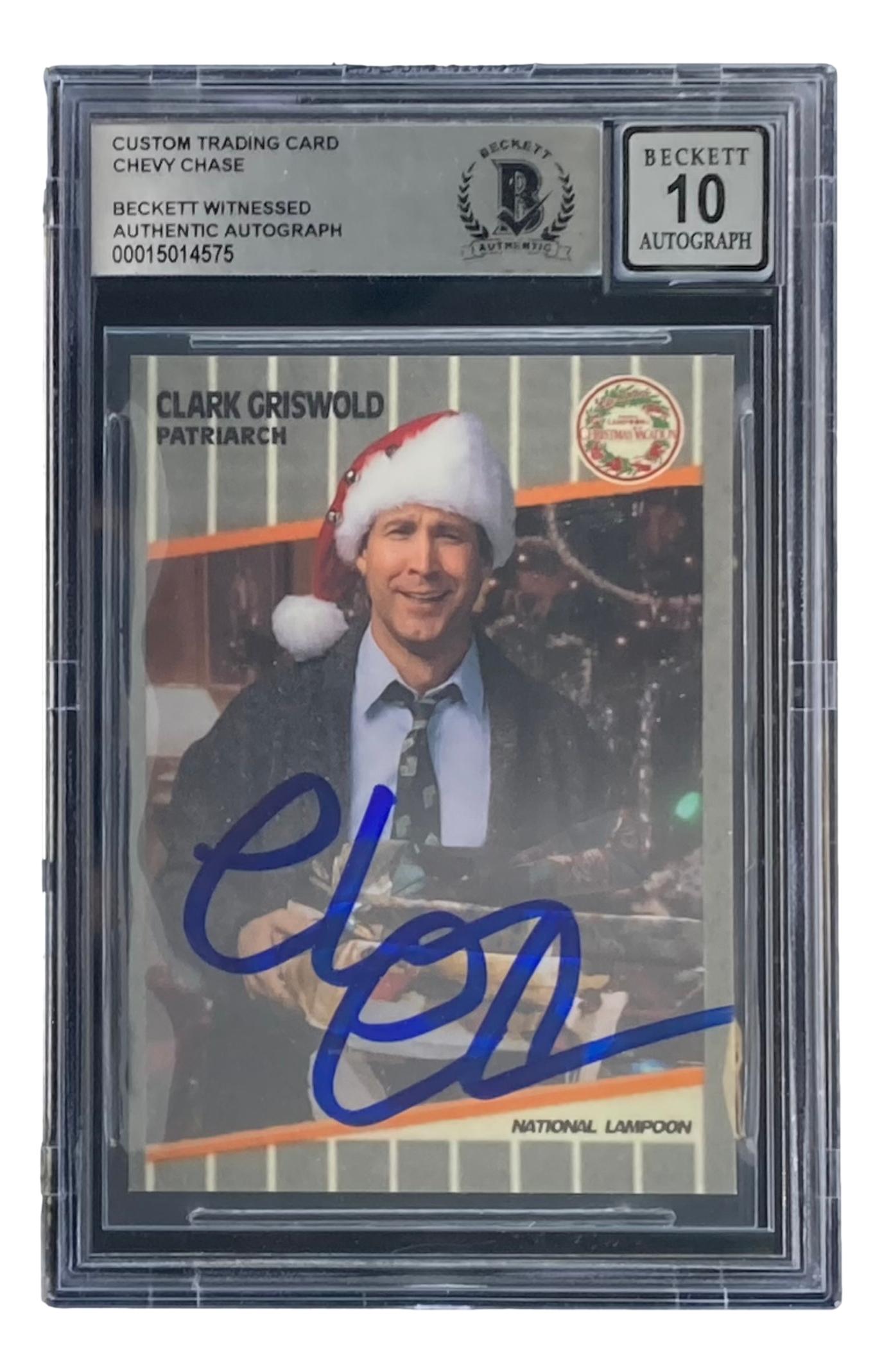 Chevy Chase Signed "National Lampoon's Christmas Vacation" Custom ...